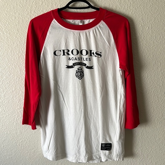 Crooks & Castles | Tops | 3 For Womens Crooks Castles Baseball Tee ...